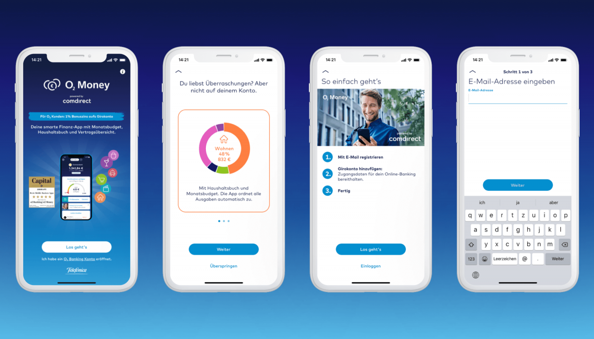 Die o2 Money & o2 Banking App bekommt ein Update. – apploft.